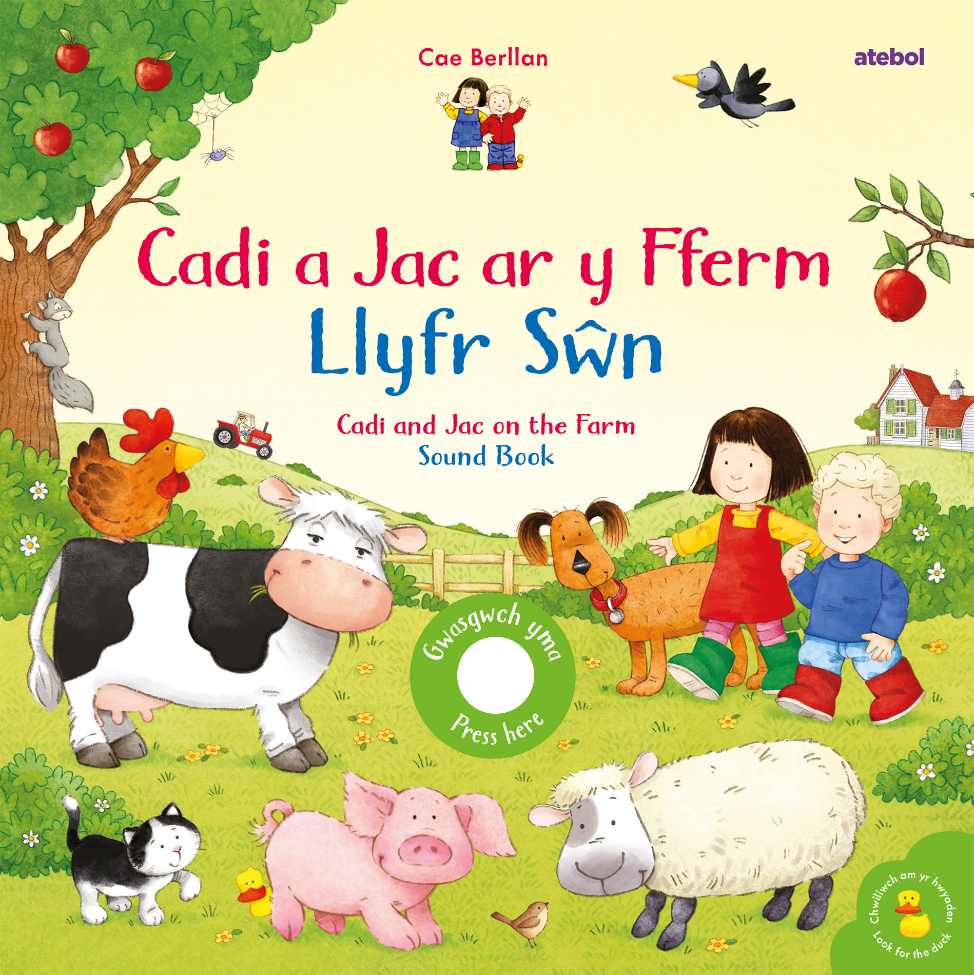 Cadi a Jac ar y Fferm – Llyfr Sŵn / Cadi and Jac on the Farm – Sound ...